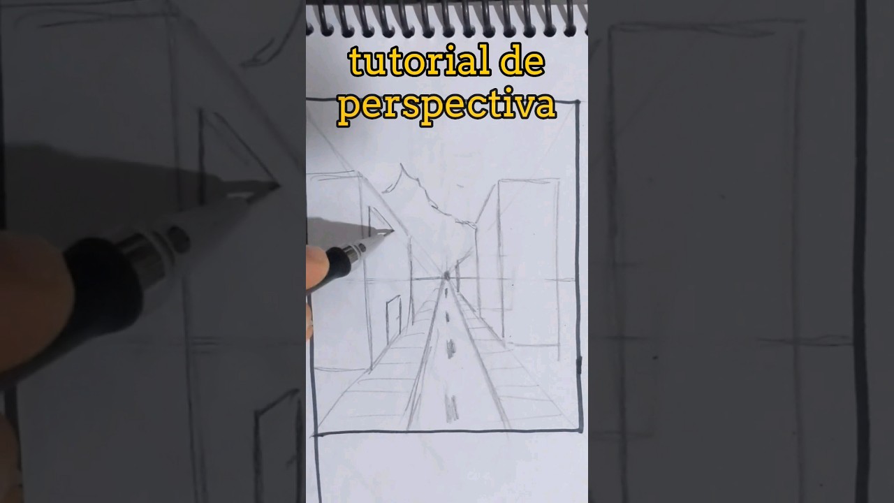 Tutorial de perspectiva de 1 punto de fuga.