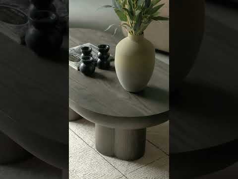Celesto Collection β Sculptural Modern Furniture in Noir Finish | Premium Ash Wood Design