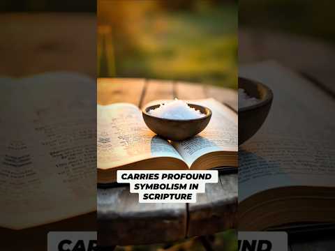 WHAT IS THE Meaning of salt in the Bible? #bible #biblestories...