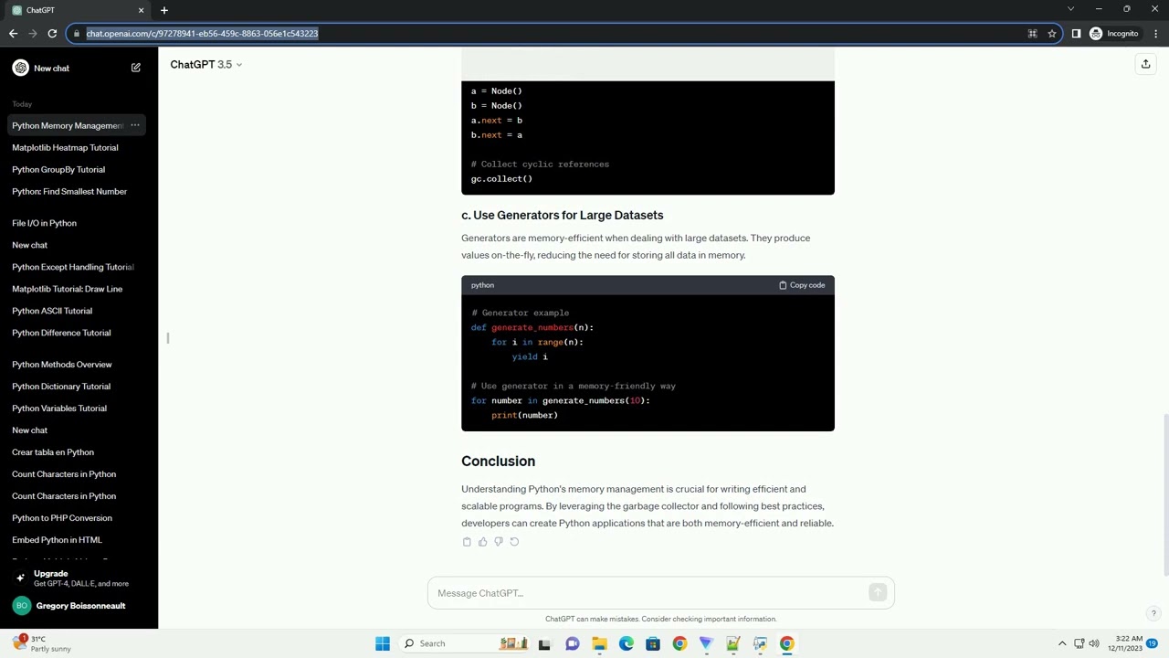 how does python memory management work