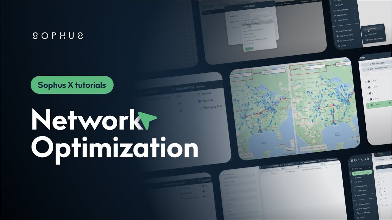 Sophus X tutorial - Network Optimization Tutorial