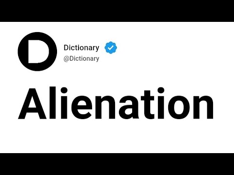 Alienation Meaning In English