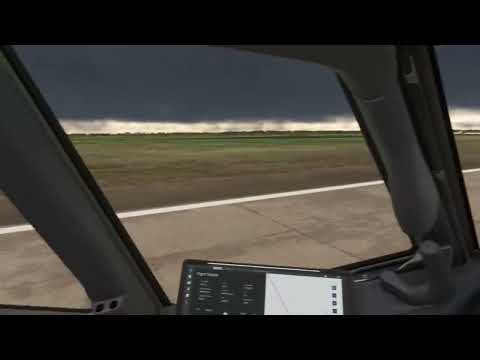 Landing to RWY 16 Viruviru airport with Heavy head wind Copa B737-800 (MS2020)