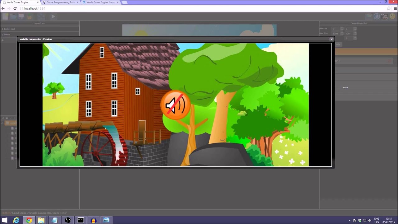 Making HTML5 games with WADE - Variable Screen Size