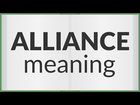 Alliance | meaning of Alliance