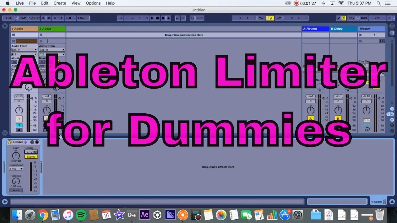 Ableton Limiter for Dummies