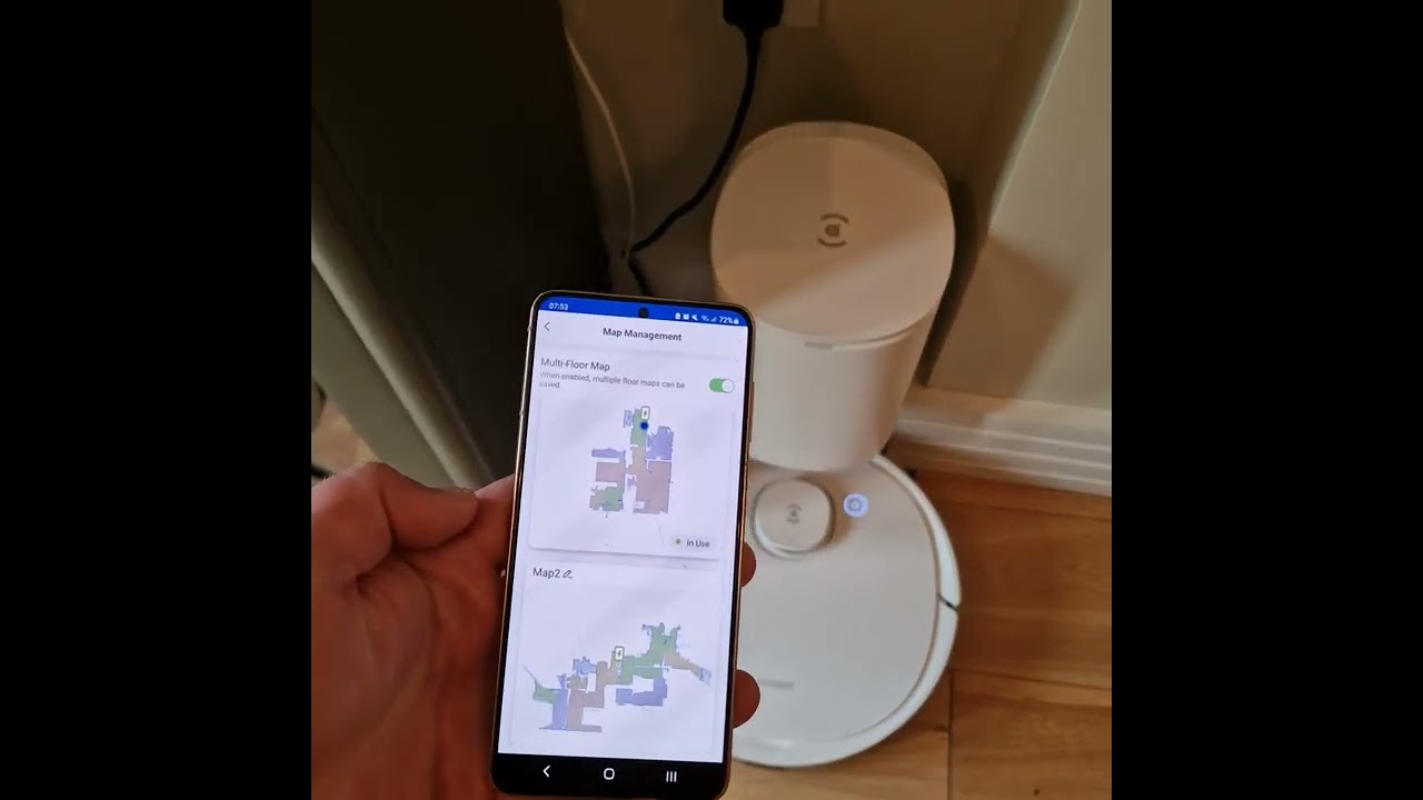 create a 2nd map for ecovacs deebot vacuum cleaner