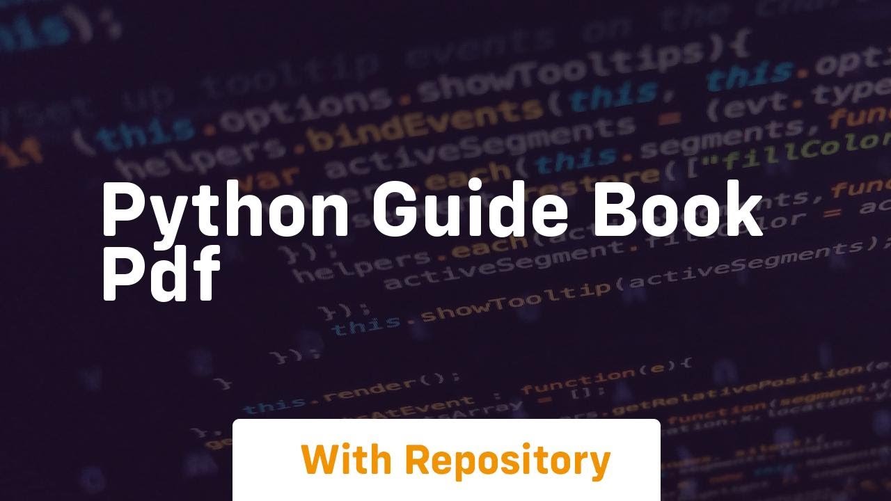 python guide book pdf