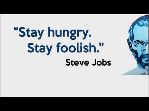 Stay Hungry, Stay Foolish | Famous Quote by Steve Jobs | Explained by CA Satish Sir | #Motivation