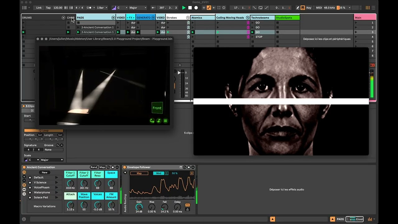 Formation Live A/V et Conduite Lumière avec Ableton Live