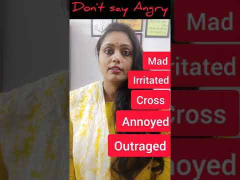 New words for Angry|Daily use English sentences Vocabulary &phrases|#dailyenglishconversation#shorts