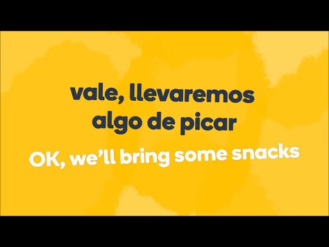 How to say "OK, we'll bring some snacks" in Spanish - Learn Spanish fast with Memrise