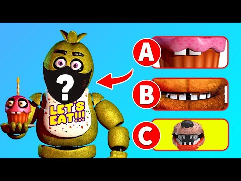 Guess The FNAF Character by Voice & Mouth - Fnaf Quiz |Five Nights At Freddys| Ballora, Freddy, Foxy