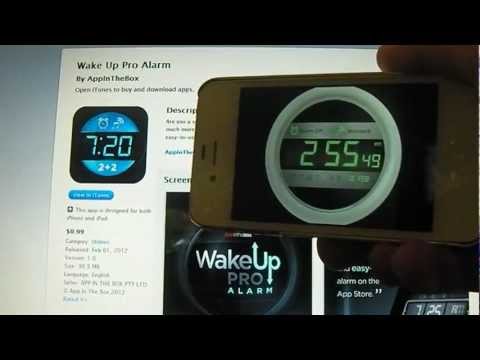 Wake Up Pro Alarm App Review + Giveaway for iPhone, iPod Touch and iPad (HD)