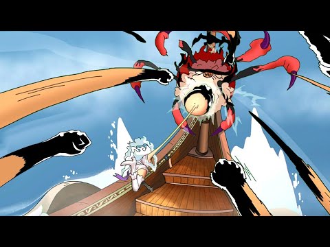 LUFFY BONNEY GEAR 5 DESTROYED SATURN! Fan animation | One Piece chapter 1121
