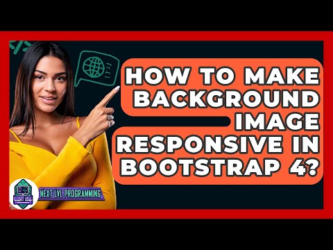 How To Make Background Image Responsive In Bootstrap 4? - Next LVL Programming