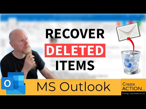 Recover deleted items in MS Outlook!