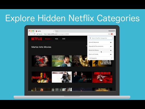 Introducing Netflix Categories Chrome Extension