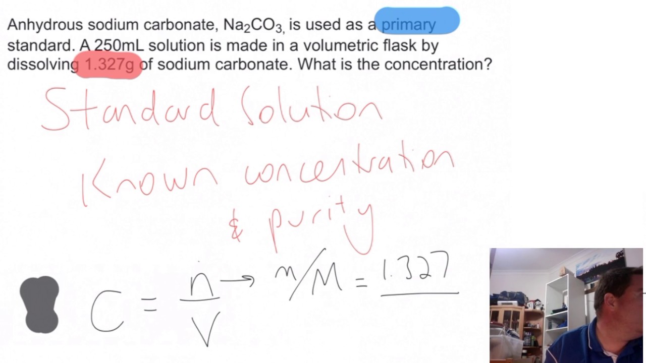 Calculation #6   Standard Solution