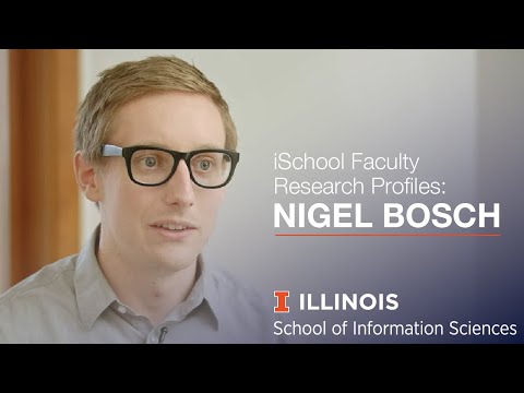 iSchool Faculty Research Profile: Assistant Professor Nigel Bosch