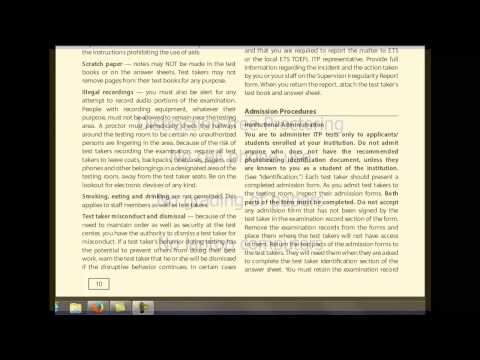 TOEFL ITP Proctoring and Adminstration Guidelines
