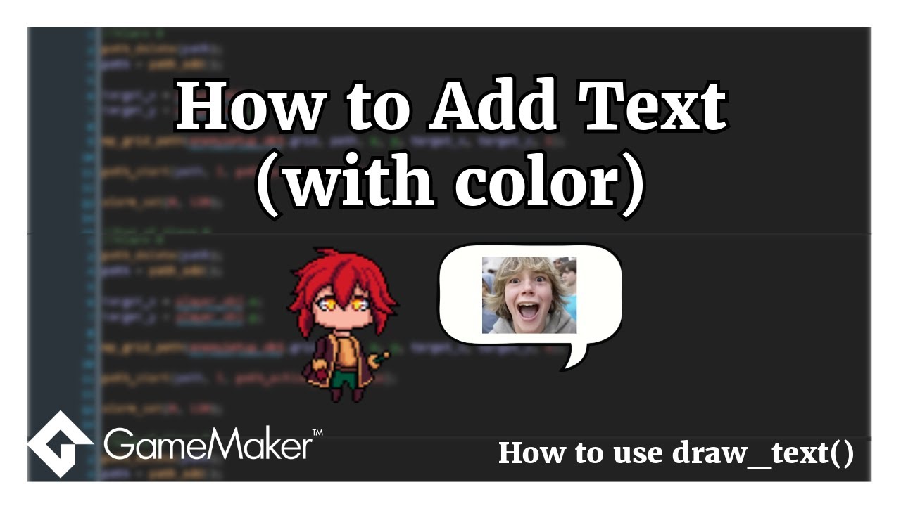 How to Create Text GameMaker (For Beginners)
