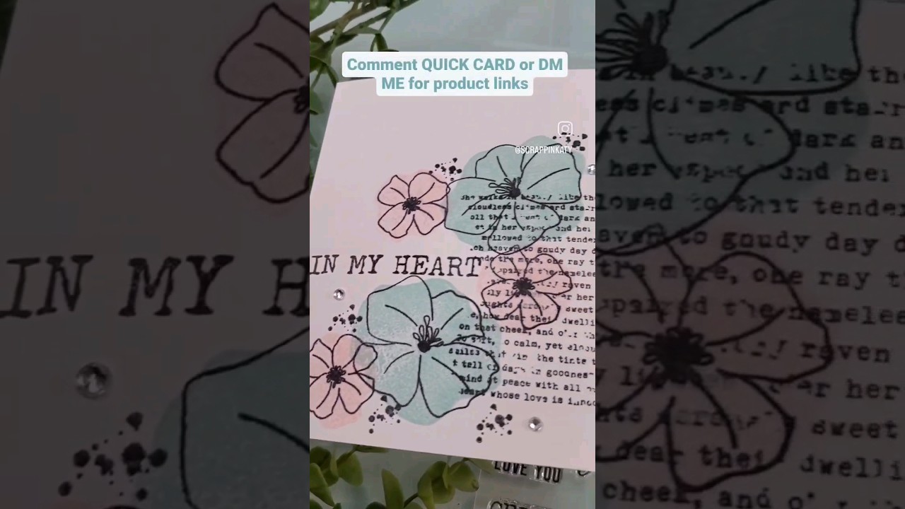 EASY COLORING TECHNIQUE #crafts #stamps #scrappinkaty #cards #cardmaking #handmade