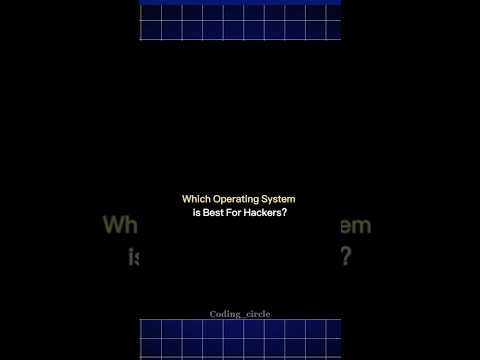 Which Operating System is Best For Hackers? #webdevelopment #100daysofcode#coding #hacker #howtohack