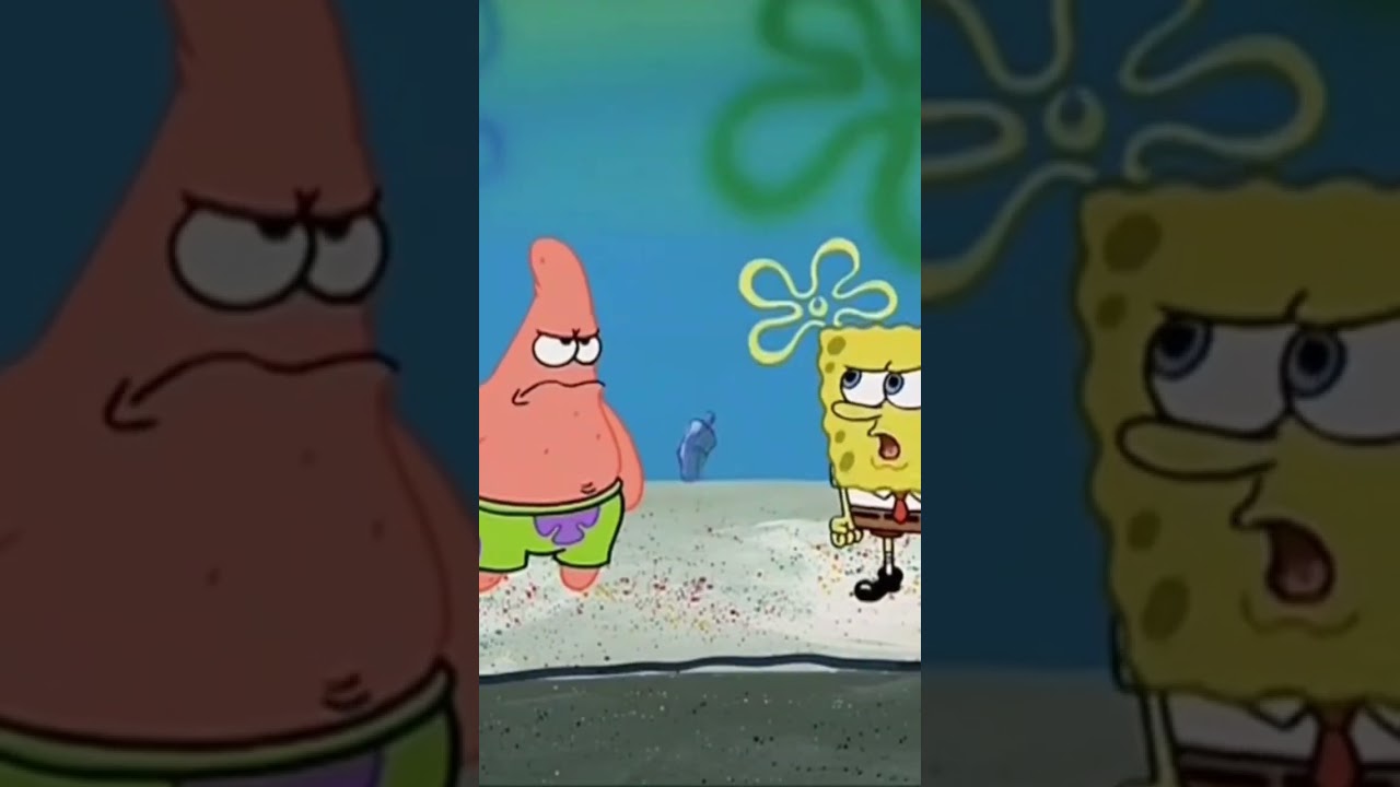 Spongebob and Patrick are angry
