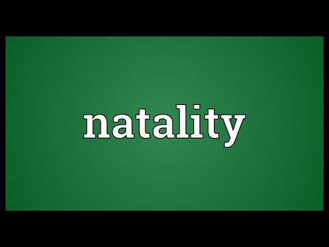 Natality Meaning