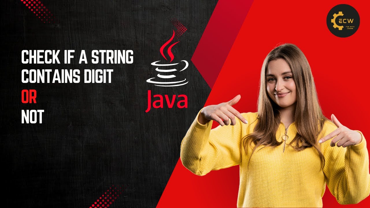 Check if a String Contains Digits in Java | Programming Tutorial