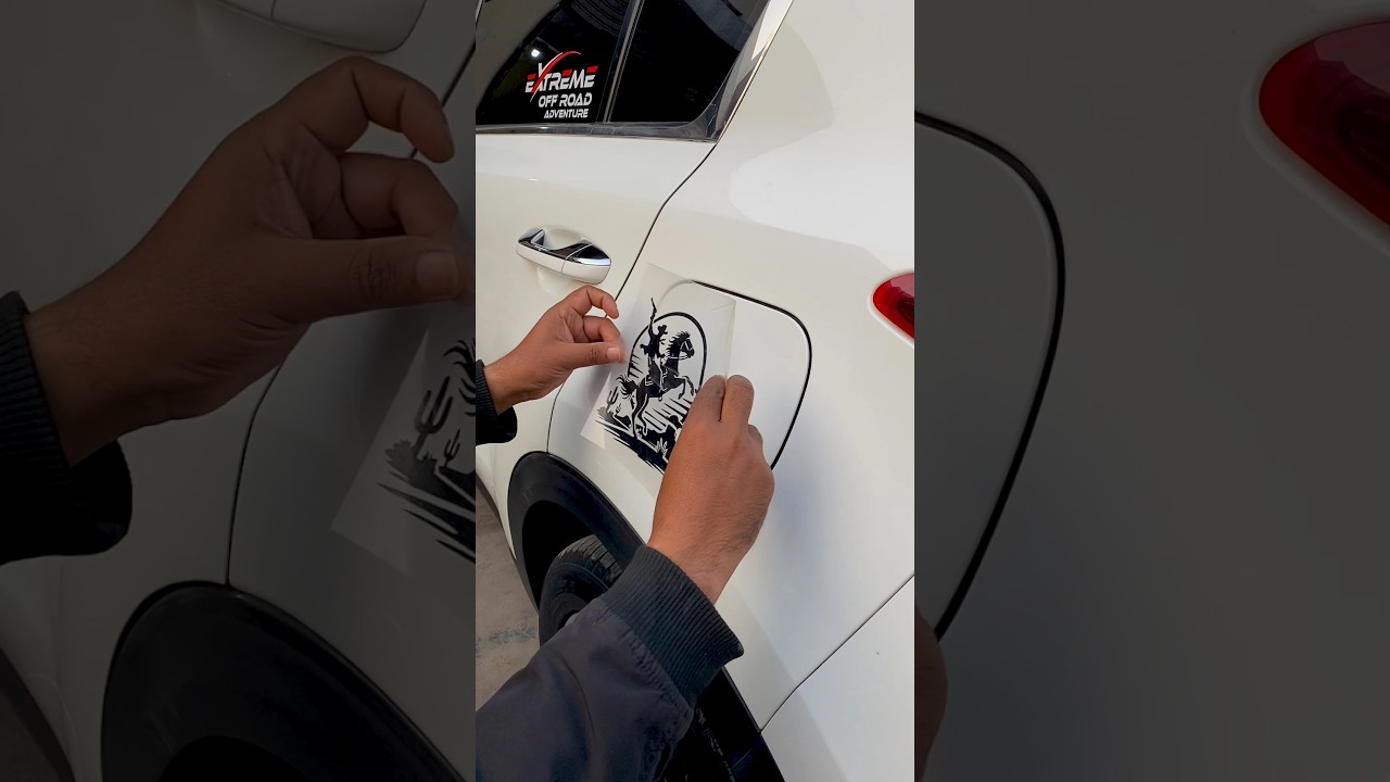 Fuel Cap Decal Applying #anjumart #shorts