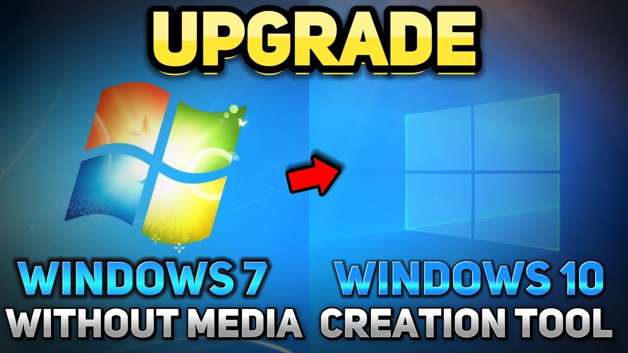 How to Upgrade Windows 7 to Windows 10 Without Losing Data or Using the Media Creation Tool!