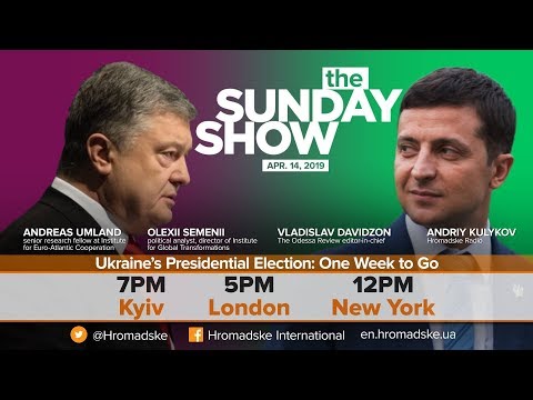 Ukraine’s Presidential Election: One Week to Go