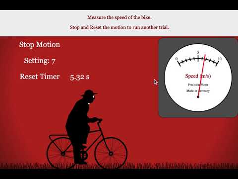 Modeling Motion at a Constant Speed