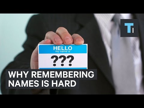 Neuroscientist Reveals Why You're So Bad At Remembering Names