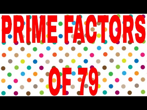 Prime factors of 79