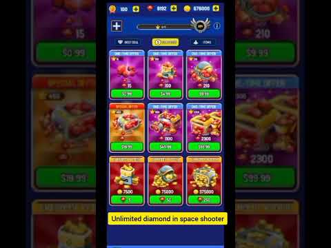 Space shooter Unlimited money and diamond in space Link in commment shooter #shorts #shorts