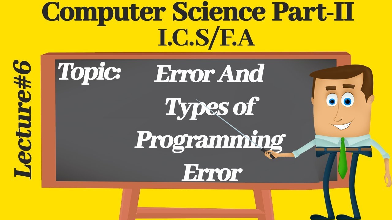 Types of programming error by computer tutorials