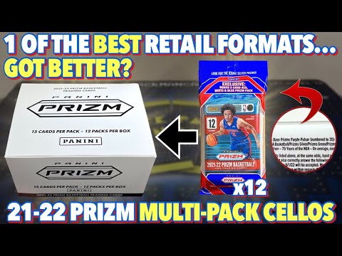 DID THESE GET EVEN BETTER? π€ 2021-22 Panini Prizm Basketball Retail Multi-Pack Cello Box/Pack Review