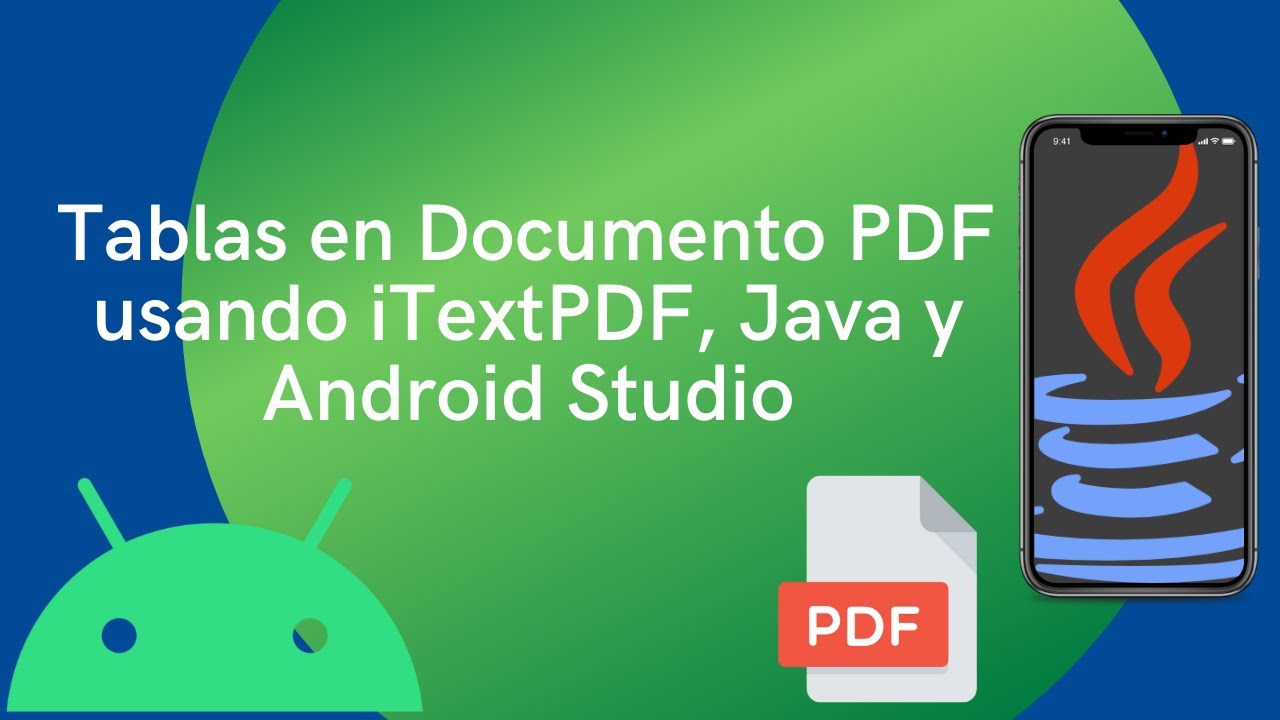 Tablas en PDF usando iTextPDF, Java y Android Studio