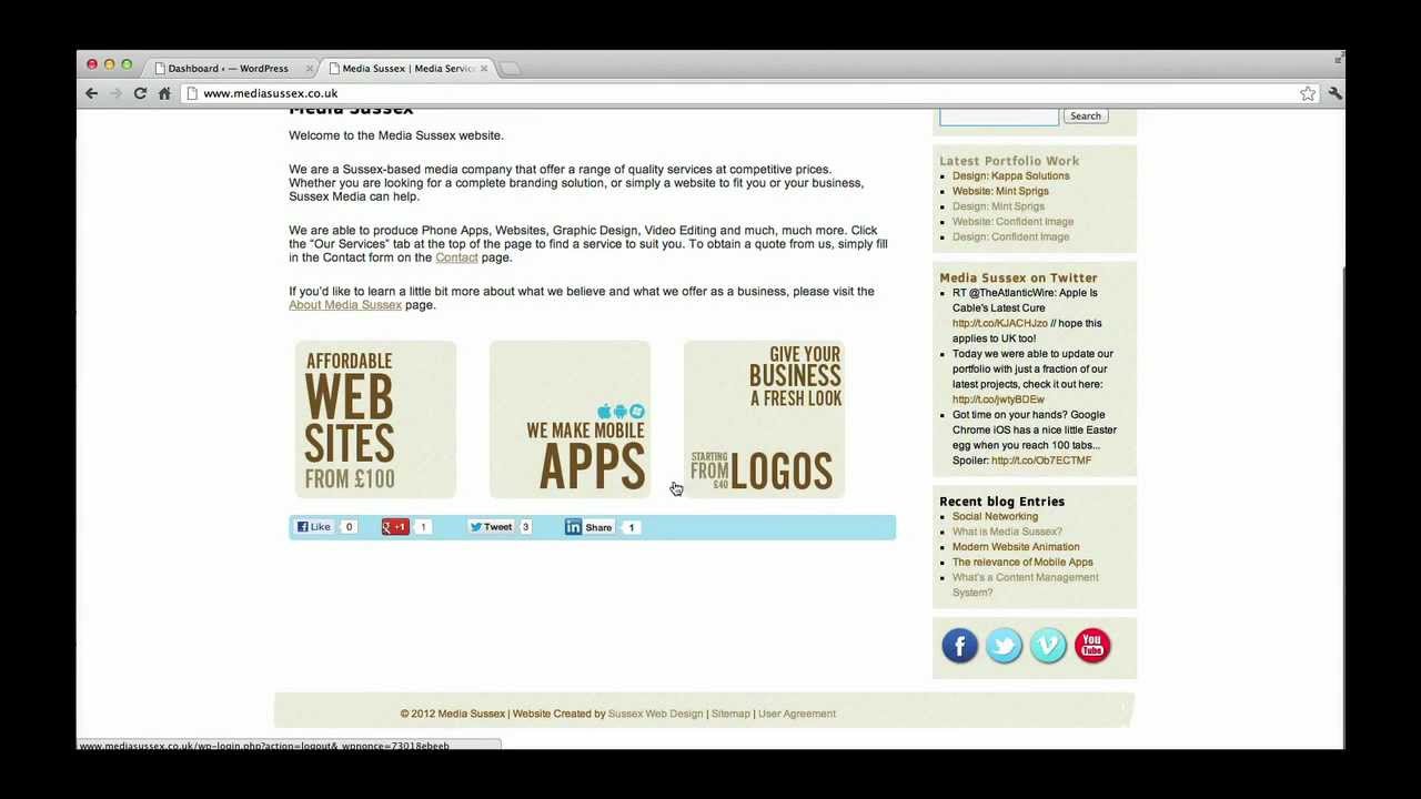 Wordpress Simple Tutorial Part 1 - Overview
