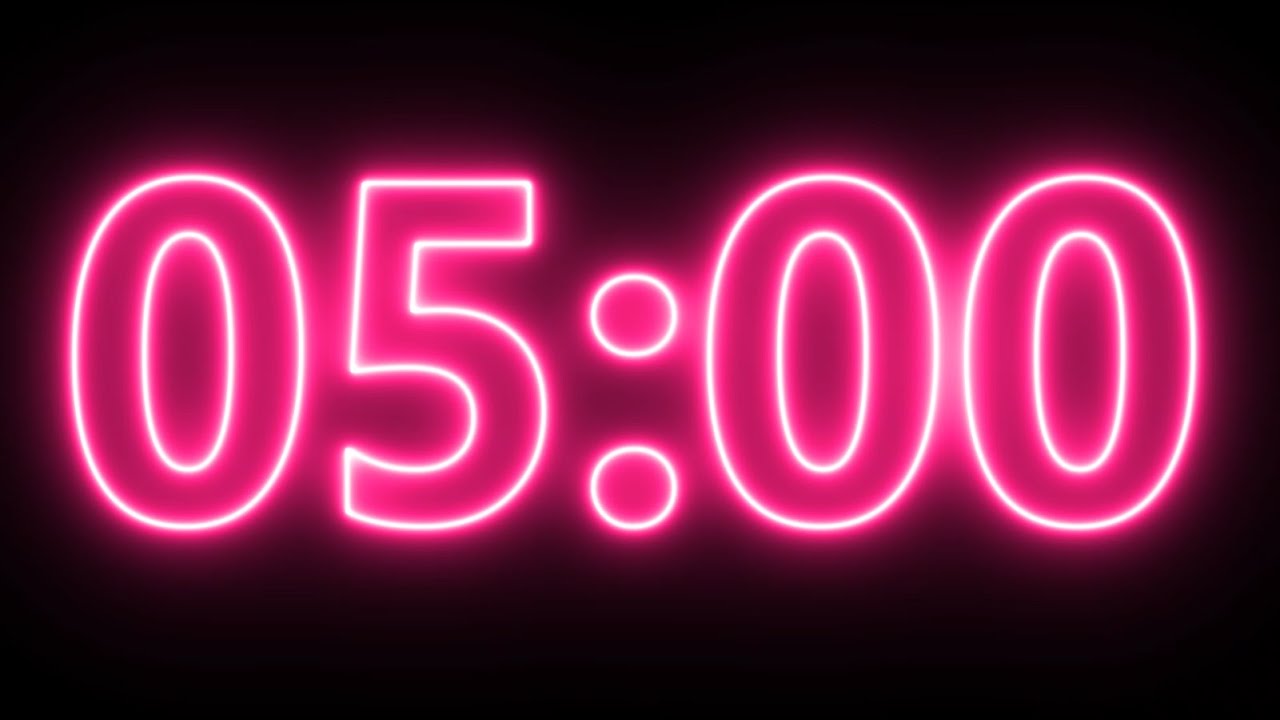 NEON -  5 MINUTE TIMER