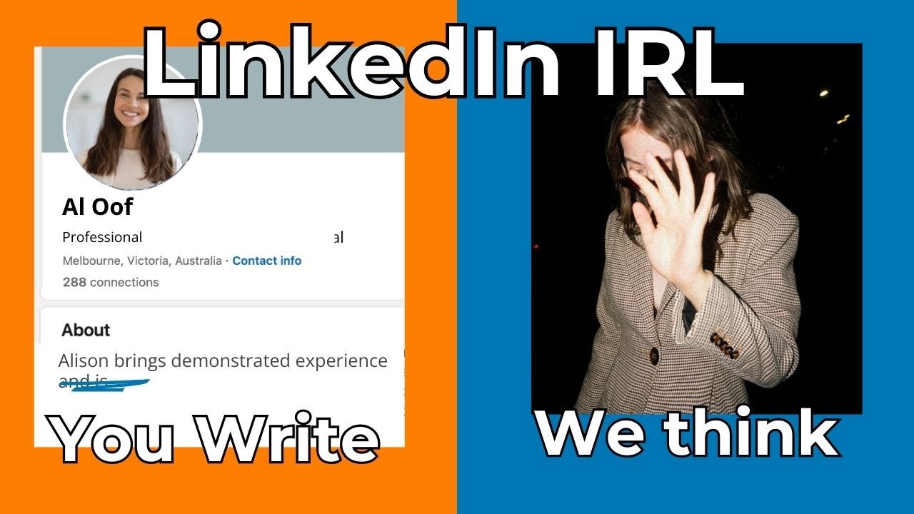 LinkedIn Profile Cringe | LinkedIn IRL | If you look like LinkedIn word salad!