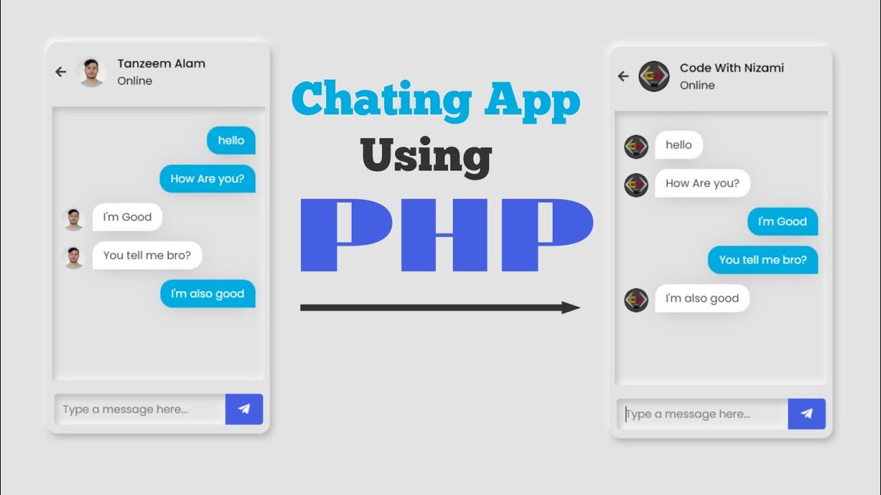 Chating App Using Javascript & PHP with source Code | #chatapp #coding #nizamicoding