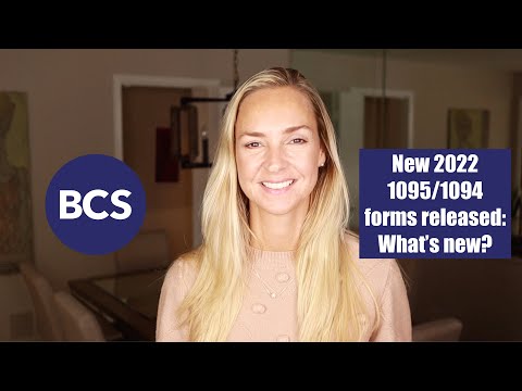 2022 1095 & 1094 Forms released by IRS: What's new?