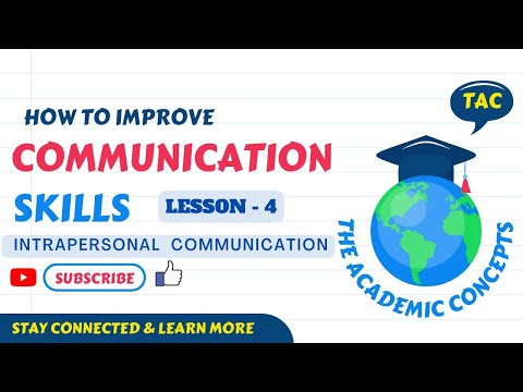 Intrapersonal Communication (Communication Skills - Lesson 4)