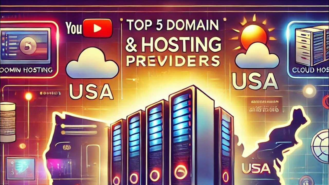Top 5 Domain & Hosting Providers in USA 2025 | Best Web Hosting Services Compared