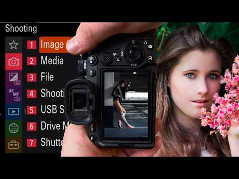 Sony A7 IV: Portrait photography settings (ILCE-7M4/B)