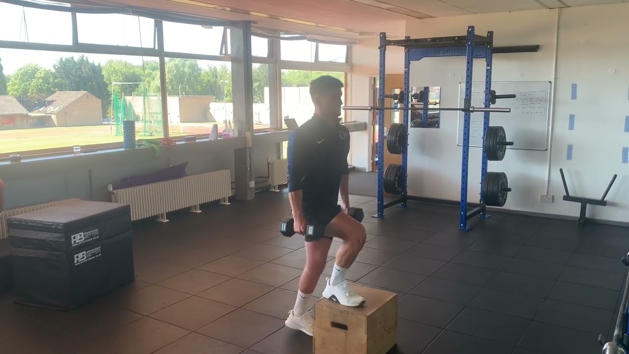 Explosive Box Step Ups